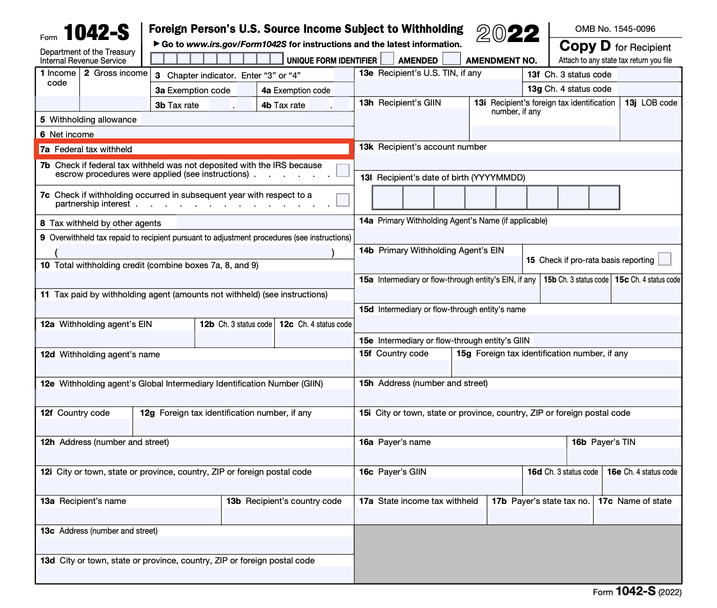 株式会社 フェニックスデール | IRSのフォーム【1042-S】とはポイント3つ